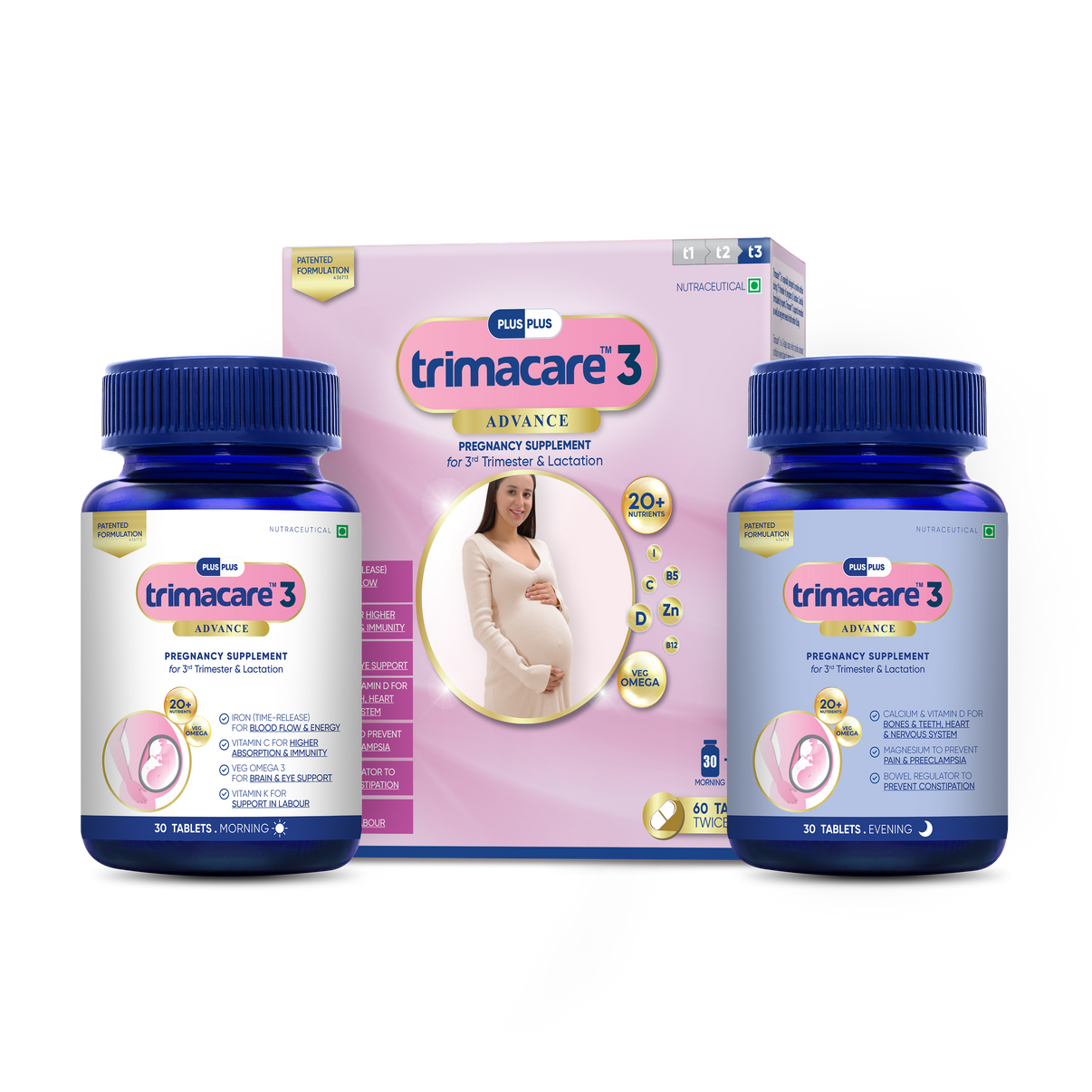 Trimacare 3: Third Trimester Pregnancy Supplement for Immunity ...