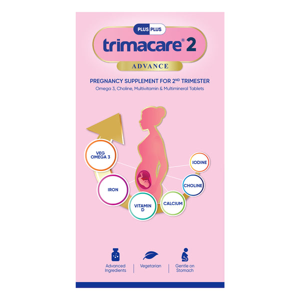 Trimacare 2 Advance: Second Trimester Prenatal Vitamins for Bone ...